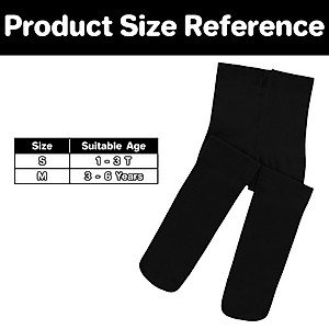 qikqik Toddler Tights 2T Black Tights for Toddler Girls Toddler Girl Tights Baby Girl Tights Baby Tights Toddler Black Tights