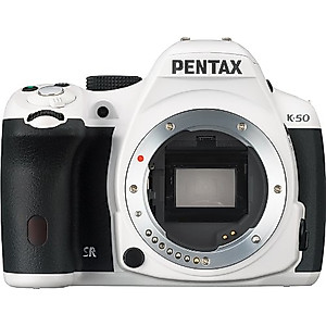 Pentax K-50 16MP Digital SLR Camera Kit with DA 18-135mm WR f3.5-5.6 Lens (White)