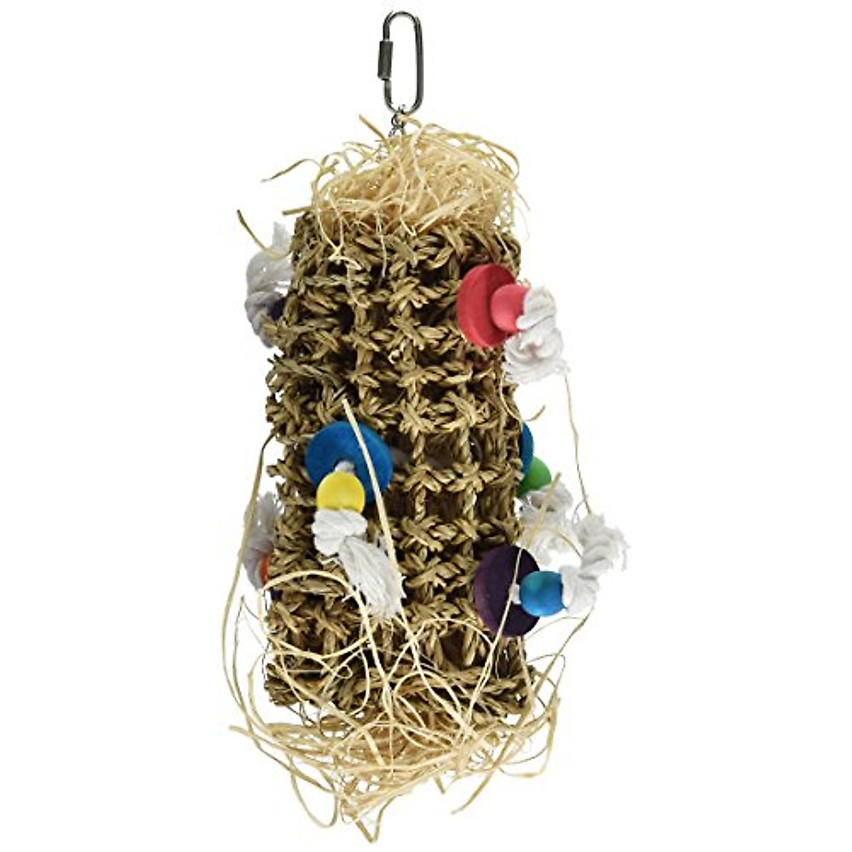 Penn Plax, Bird Life, Natural Weave Kabob Bird Toy, 12"H