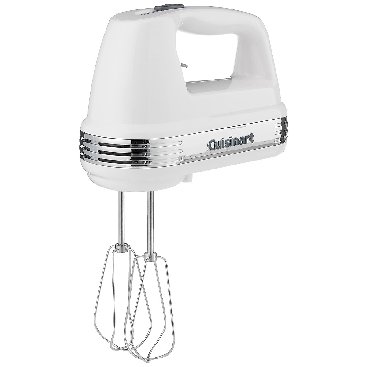 Cuisinart Power Advantage 5-Speed Hand Mixer, White and Cuisinart Stainless Steel Mixing Bowls, 3-Piece Set