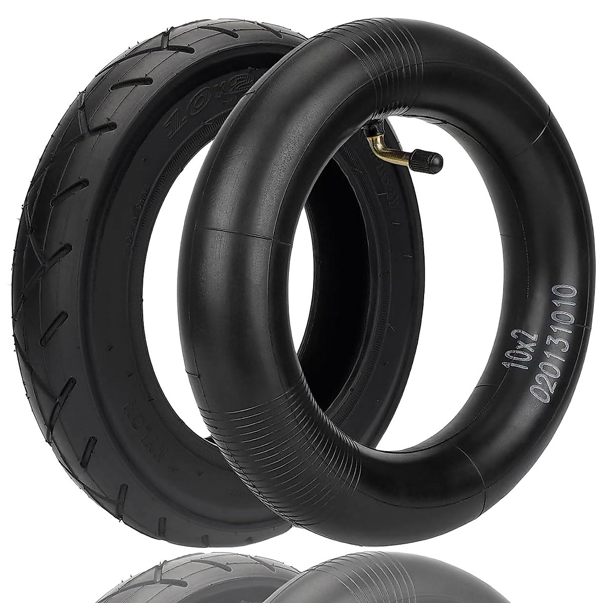 GLDYTIMES 10 Inch Scooter Tires 10 x 2.125 Scooter Tire Replacement for Xiaomi M365 / Pro Electric Scooter Smart Self Balancing Scooter Replacement 10" Tires and Tube