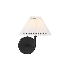 Francis Millar FR90105MBKFR 1-Light Wall Sconce in Matte Black (9'' W x 11'' H)