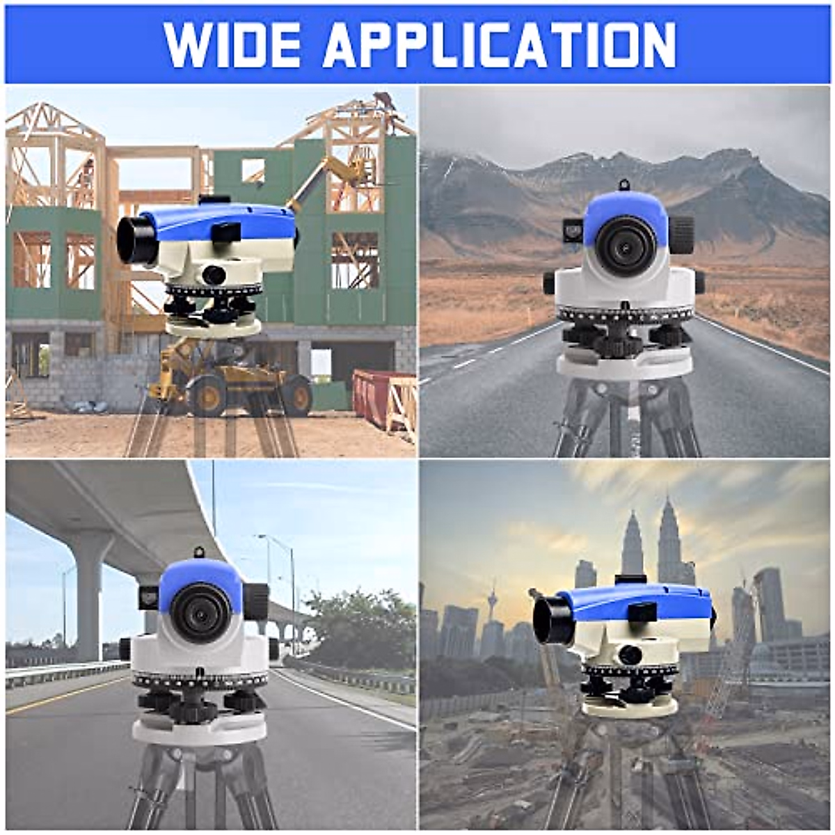 Automatic Level 32X Optical Transit Survey Auto Level High Precision Level Gauge Measure Meter Machine