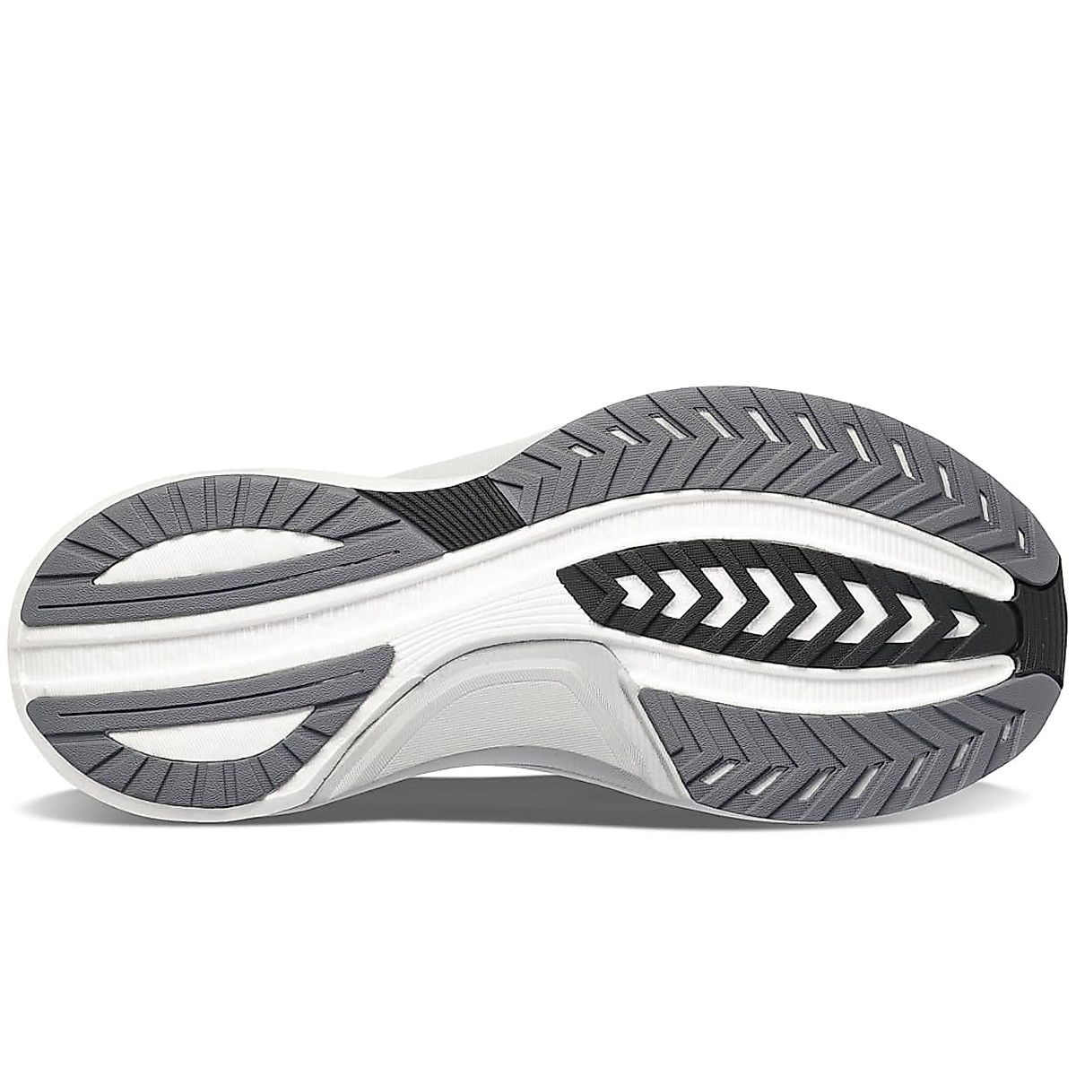 Saucony Womens Running Shoe, Black/Fog, 8