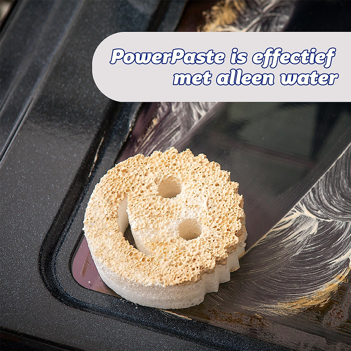 Scrub Daddy Power Paste Bundle - Clay Based Cleaning & Polishing Scrub - Non Toxic Cleaning Paste for Grease, Limescale & More - Includes 1 Scrub Mommy Sponge (2 Pieces)