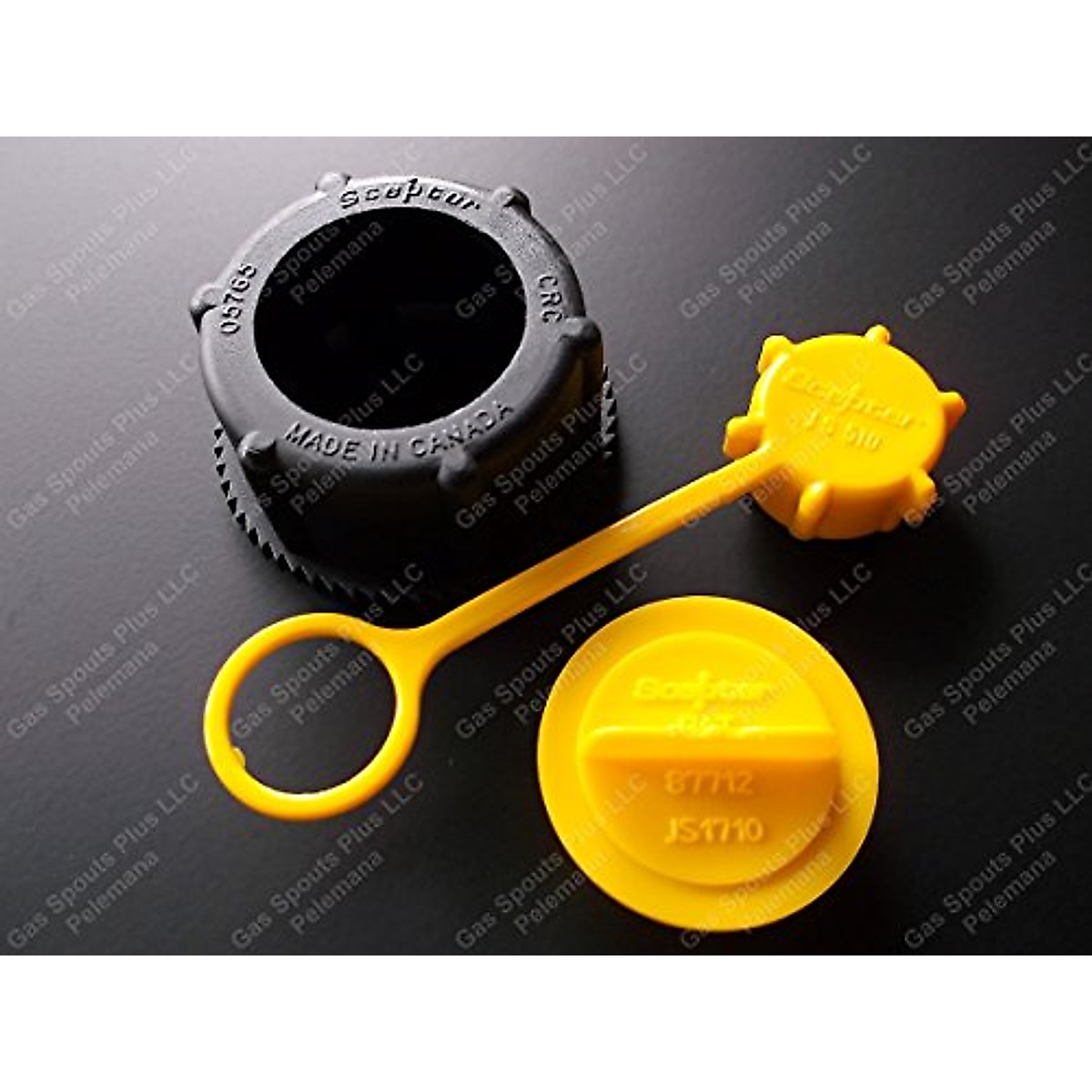 3 SCEPTER SPOUT KITS #03647 Gas Can Parts 4 PCS SPOUTS/SCREW CAP COLLAR/STOPPER/REAR VENT.Kit works on MIDWEST,AMERI-CAN,PLASTIC EAGLE PG5 & KP SERIES,IGLOO,UNISTREAM,MOELLER FUEL DIESEL KEROSENE JUGS