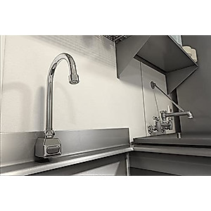 Zurn Z6922-XL AquaSense Wall-Mount Gooseneck Sensor Faucet with 0.5 GPM Aerator in Chrome