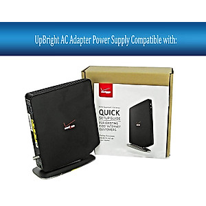 Genuine 12V 3A AC/DC Adapter for Verizon FiOS G1100 G 1100 FIOSG1100 Quantum Gateway Modem Router KSA20C1200300HU KSAS0361200300HU MU36-8120300-A1 MJ36-D120300-A1 DC12V 3.0A Power Supply Cord Charger