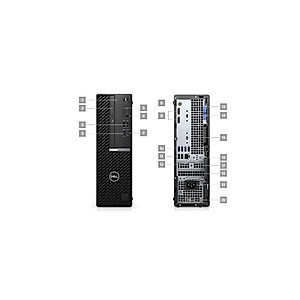 Dell Optiplex 5090 SFF Small Form Factor Desktop | Core i5-10500 - 1TB HDD Hard Drive - 16GB RAM | 6 cores @ 4.5 GHz Win 11 Pro Black (Renewed)
