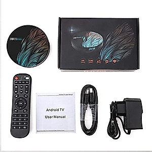 KRGEMS Android 10.0 Smart Tv Box,Streaming Box,4g+64g, Bt4.1, Support Dual-Band WiFi (2.4g&5g), 4k H.265 Decoding,3D,Set Top Box