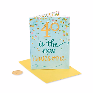 Papyrus 40th Birthday Card (You Make Any Age Look Amazing)