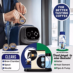 Lavazza Blue Compatible Cleaning Capsules. Coffee Machine Cleaner. Cleaning Pods Compatible with a Lavazza Blue Coffee System. Complete your Barista Kit with these Barista Accessories. 4 Uses.