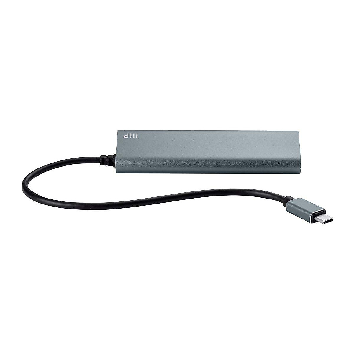 Monoprice 4 Port USB-C Hub - Aluminum, SuperSpeed Transfer Rates, Compatible With Apple MacBook, Google Chromebook & More, Gray