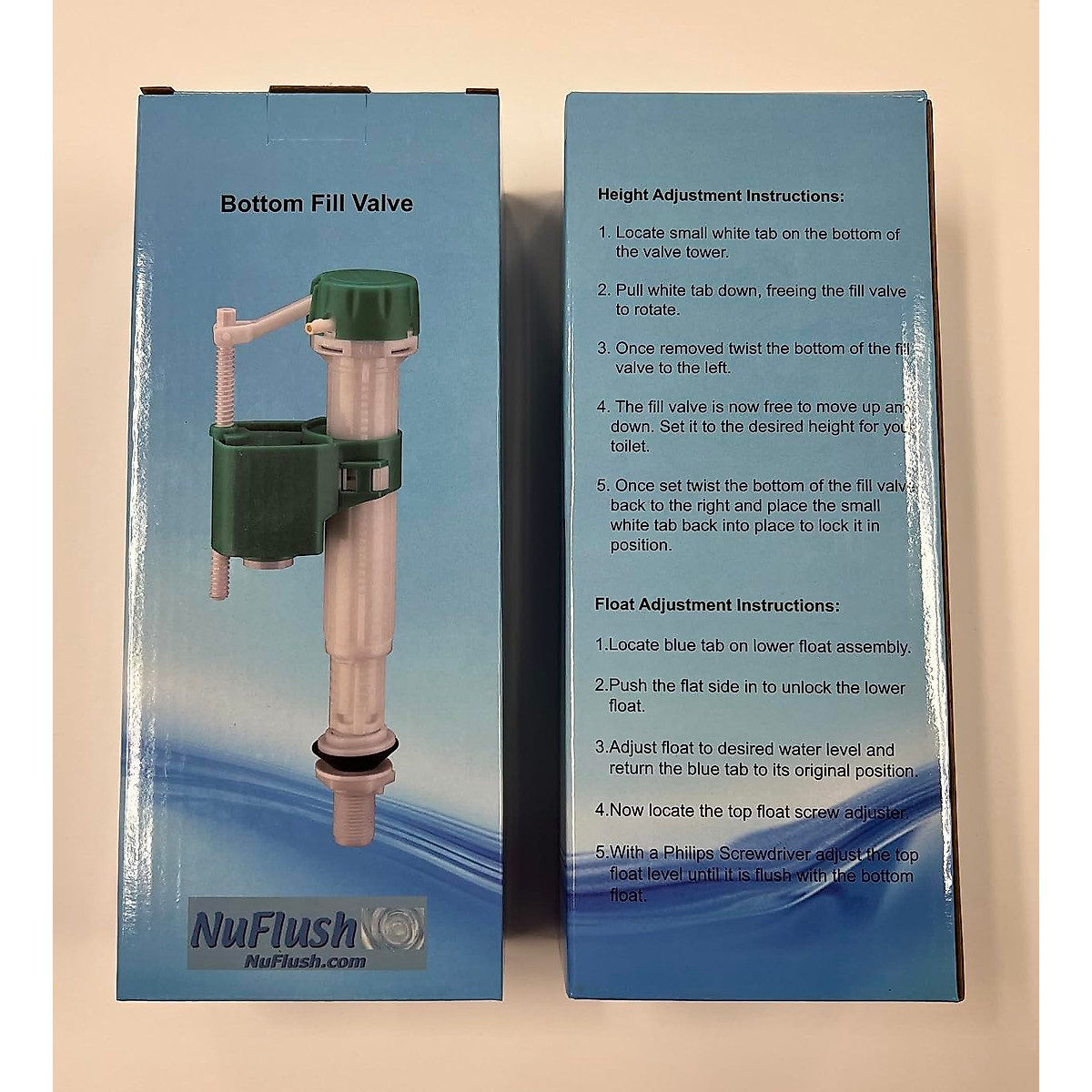 Glacier Bay Water Saver Toilet Tower Fill Valve by NuFlush