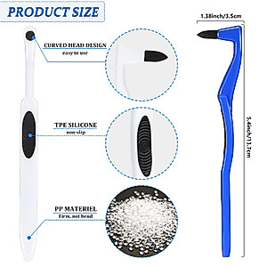 8 Pieces Tooth Stain Eraser Tooth Stain Removers Tartar Eraser Polisher Dental Plaque Tool Teeth Cleaning Kit for Teeth Whitening Polishing