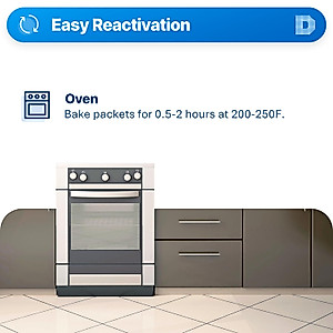 Dry & Dry 0.5(Half) Gram [100 Packets] Silica Gel Packets Desiccants Silica Gel Packs - Food Safe Silica Packets Silica Gel Desiccant Packs for Storage