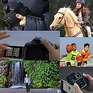 Canon Camera EOS 850D 24.1 MP 4K24p DSLR Camera with EF-S18-55mm f/4-5.6 is STM Zoom Lens + 2X 32GB Memory Cards + Gadget Bag + Flexible Tripod + PremGear Accessory Bundle Kit (Renewed)