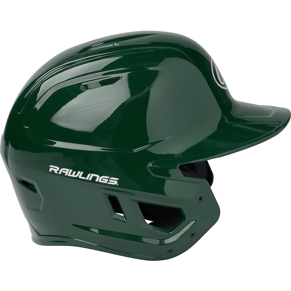 Rawlings | MACH Batting Helmet | Gloss Dark Green | Senior (6 7/8" - 7 5/8")