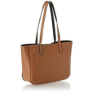 Calvin Klein Dilan Novelty Organizational Tote, Caramel Textured