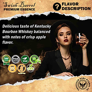 Apple Whiskey Essence | Bootleg Kit Refills | Thousand Oaks Barrel Co. | Gourmet Flavors for Whisky Sour Cocktails | Old Fashioned Mixers and Cooking | 20ml .65oz Packets