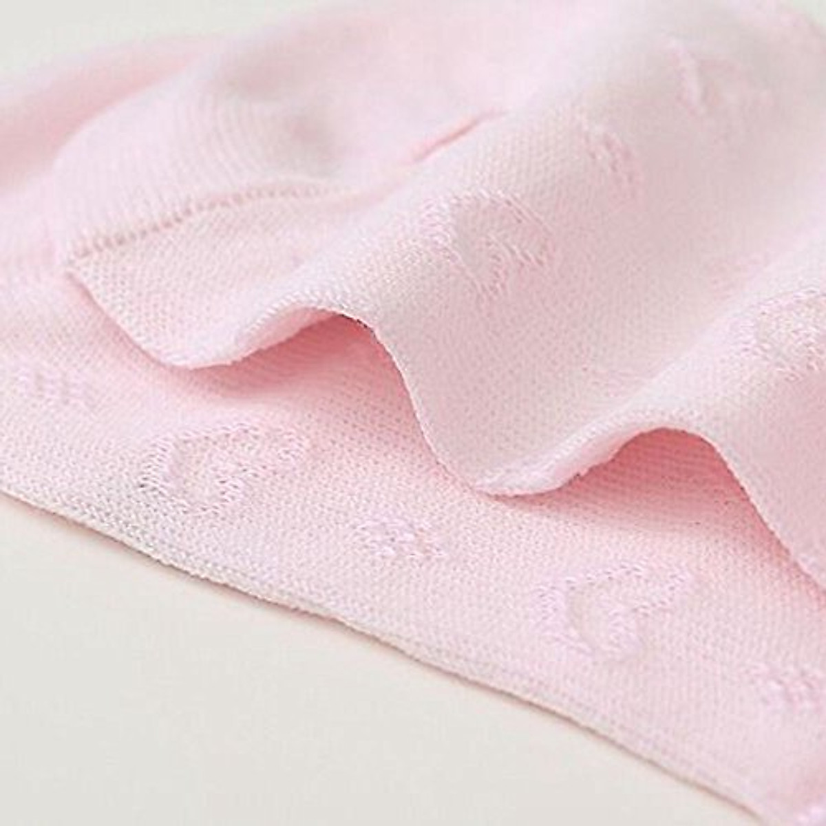 Baby Girl Lace Socks, Eyelet Frilly Lace Socks Cotton Ankle Socks for Toddler, Pack of 4 Pair