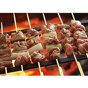 Gmark Bamboo Paddle Skewers 12" 100pc/Bag, Kabob Skewers, BBQ Skewers for Outdoor Grilling GM1075