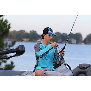 ProFISHiency: David Dudley Signature Series 7'6" H True Timber Casting Rod | 30 TON Carbon Blank | Fuji Reel Seat | Super Lightweight | True Timber Rift Camo