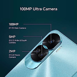 Honor 90 Lite Dual-SIM 256GB ROM + 8GB RAM (Only GSM | No CDMA) Factory Unlocked 5G Smartphone (Cyan Lake) - International Version