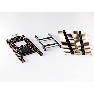 Silicognition M4-Shim - Feather M4 That fits on top of The PoE-FeatherWing for Ultra-Compact PoE Builds (Vertical USB)