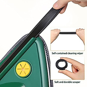 Mops for Floor Cleaning, Extendable Microfiber Triangle Mops for Floor Cleaning with 6 Mop Pads Washable Microfiber,59 Inch Wall Cleaner Mop With Long Handle for Hardwood,Tile,Marble Floor