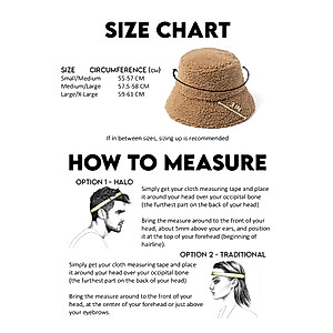 Lack of Color Women's Teddy Bucket Hat (Camel, Small/Medium)