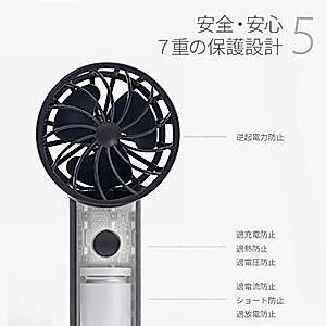 Minihead Fan Pro (Pink) - Mini Handheld Fan, 24-Hour Battery, lightweight 0.22lbs(99g), Pocket-Sized, Strong Airflow, Must-Have Item For Summer, Turbo Mode + 3 Wind Settings