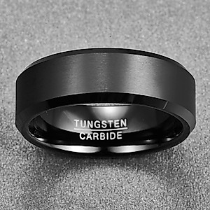 Personalized Promise Rings for Couples Custom Matching Rings for Him and Her Men Sets Wedding Titanium Engagement Ring Women's 2pc Black Gold Filled Cz Wedding Bands Gift for Her