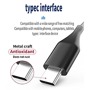 USB C Wired Headphone Type With Microphone School DAC in Earbud Chromebook Computer Earphone(2pack)Compatible for Samsung Galaxy S20 21 FE Ultra Note10 Pad Pro LG Google Pixel Oneplus Running Headset