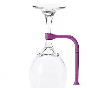 Flexible and Adjustable Wine Glass Dishwasher Holder for Wine Glass Stemware Saver