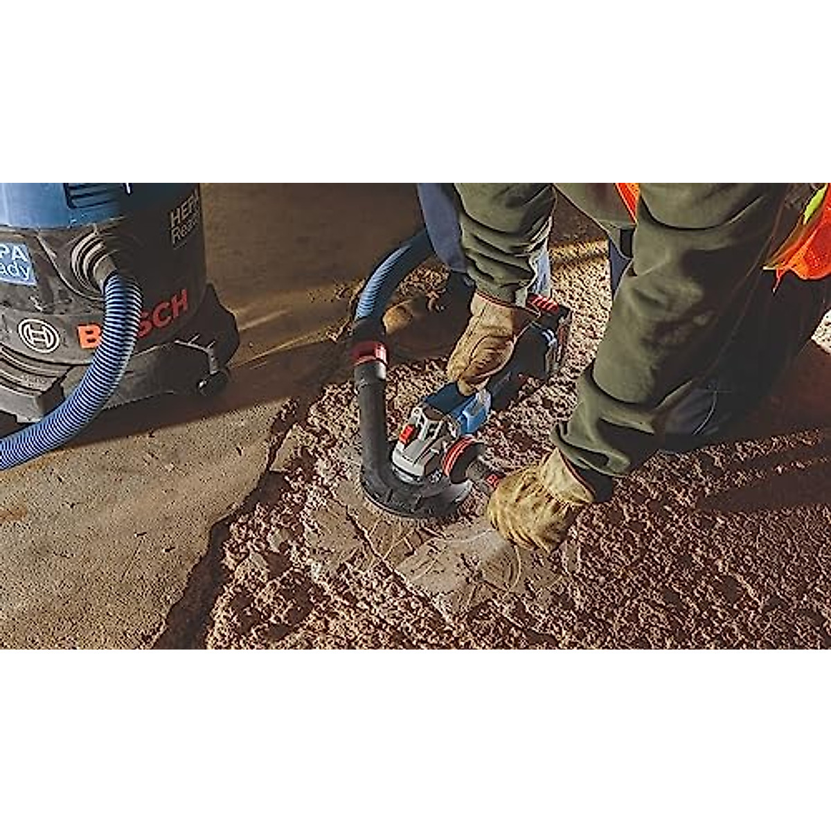 BOSCH GWS18V-13PN PROFACTOR 18V 5 – 6 In. Angle Grinder with Paddle Switch (Bare Tool)