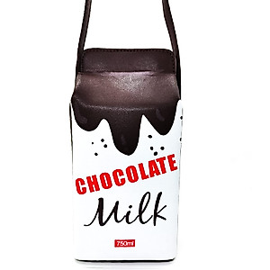 Fozehlad Women Strawberry Milk Box Shoulder Bag Fashion Ladies Cross Body Purse Phone Walllet Pursers