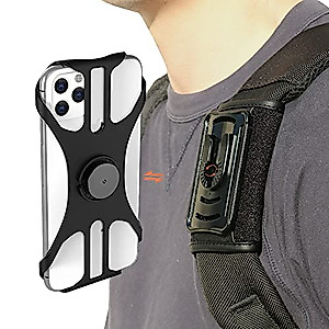 QIAQIAYU Backpack Strap Mount For Cell Phone,Backpack strap phone holder