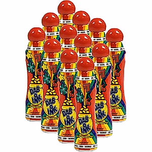 Dab-O-Ink One Dozen 3oz Red Bingo Dauber