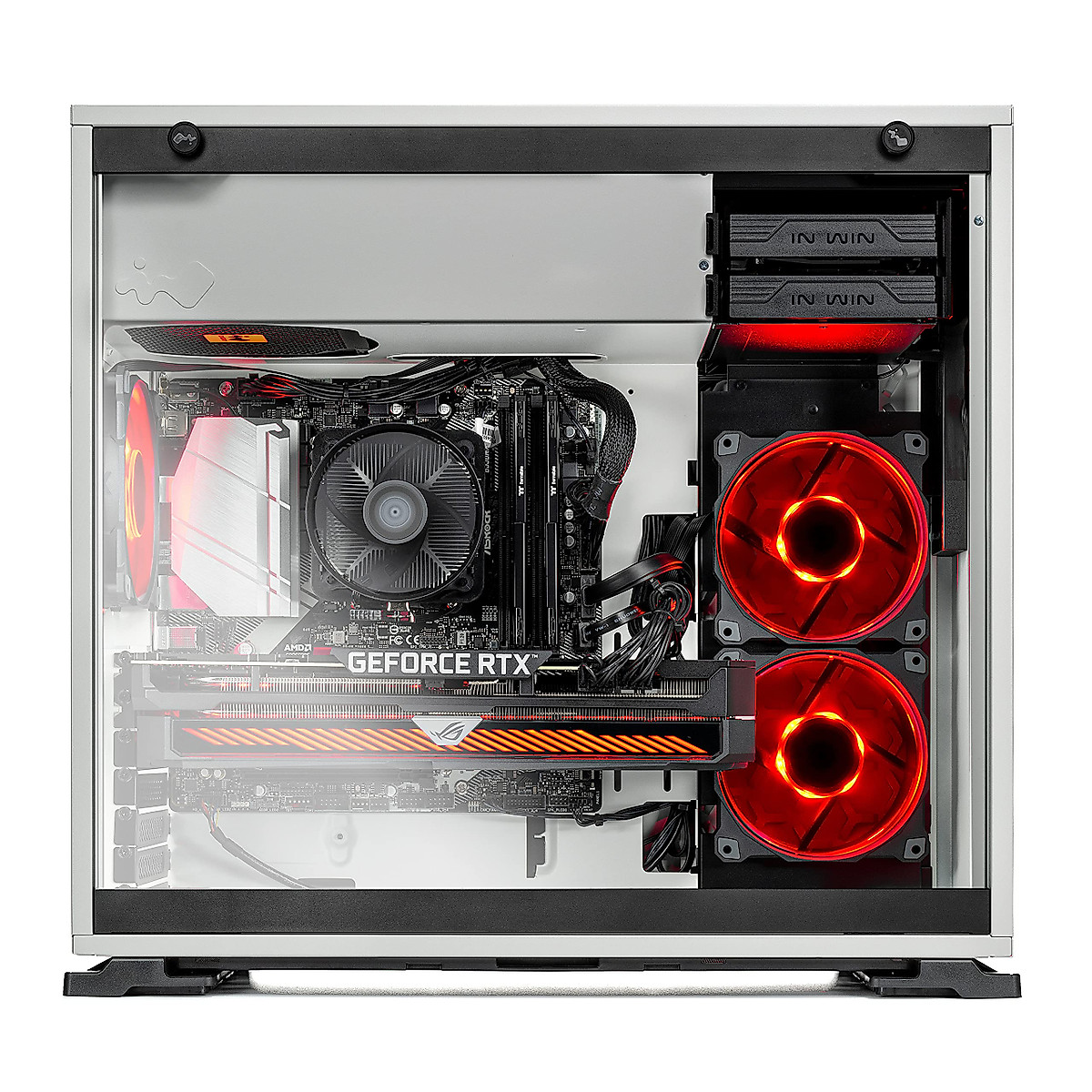 Skytech Shiva Gaming PC Desktop - AMD Ryzen 5 5600X 3.7GHz, RTX 3080 10GB GDDR6X, 16GB DDR4 3200, 1TB NVMe SSD, 750W Gold PSU, AC WiFi, Windows 11 Home 64-bit