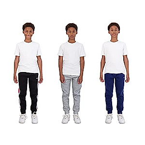 Hind Boys Sweatpants 3-Pack – Athletic Fleece and Tricot Jogger Pants with Pockets, Casual & Sportswear, Comfortable Youth Sweatpants for Everyday Wear, Activewear for Running, Gym, or Lounging
