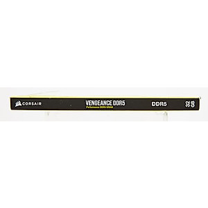CORSAIR VENGEANCE DDR5 RAM 32GB (2x16GB) 6400MHz CL32 Intel XMP iCUE Compatible Computer Memory - Black (CMK32GX5M2B6400C32)