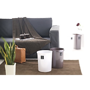 リス Squirrel Wastebasket Friction Square Pearl Chocolat Wastebasket 8L Made in Japan