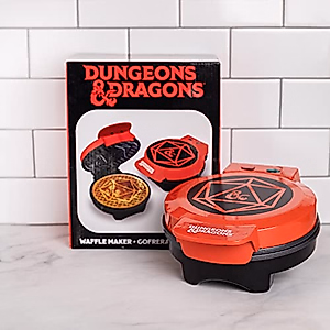 Uncanny Brands Dungeons & Dragons Waffle Maker - 20 Sided Die on Your Waffles