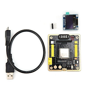 ESP-32F Development Board IoT Control Module Compatible with Bluetooth and WiFi Ultra-Low Power Consumption Dual Core Serial Adapter Communication 1.44inch(OLED Screen)