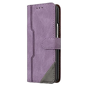 Flip Wallet Case Compatible with Samsung Galaxy Z Fold 5 2023 Case, Samsung Galaxy Z Fold 5 Wallet Case Slim PU Leather Phone Case Flip Folio Leather Case Card Holders Shockproof Protective Case with