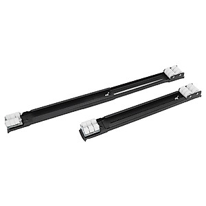 Appliance Rollers, Extendable Appliance Mover Stand 300KG Load Bearing Appliance Dolly Cart with Mobile Wheels Adjustable Base for Washer and Dryer Refrigerator Furniture Moving(Black)