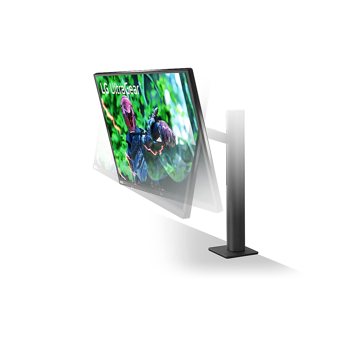 LG 27GN880-B 27 Inch Ultragear Gaming Monitor QHD (2560 x 1440) Nano IPS 16:9 Display with Ergo Stand, 3-Side Virtually Borderless Design, HDR10, 144Hz Refresh Rate, and AMD FreeSync - Black (Renewed)