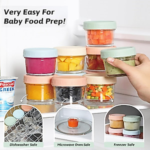 6Pack2.7oz Glass Salad Dressing Container To Go,Small Glass Containers With Lids,Reusable and Leakproof Dipping Sauce Cups Set,Salad Dressing Container Lunch Box Work Trip,With brush,Liquid Chalk Pen