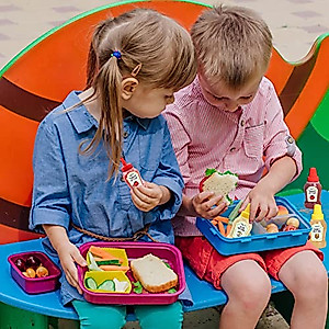 Xuyyicao 12 Pcs Mini Ketchup Bottles,25ml Condiment Squeeze Bottles,Plastic Sauce Container for Kids,Office,Bento Box,Picnic,Honey,Salad Dressing